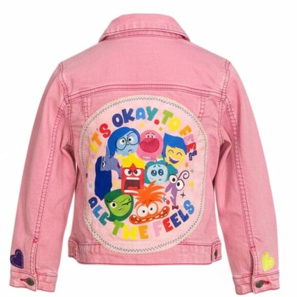 wonder nation | Jackets & Coats | Inside Out All The Feels Pink Denim ...
